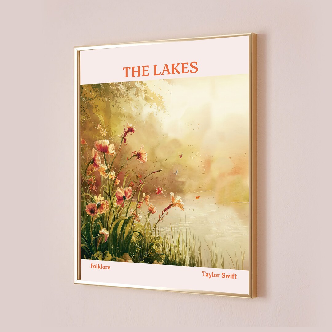 The Lakes Poster-the Lakes Print-taylor Swift Wall Art-taylor Swiftie ...