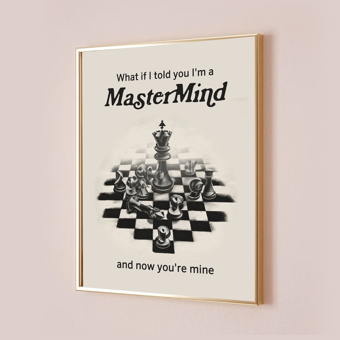 Mastermind Print-taylor Swift Poster-taylor Swiftie Merch-swift Lyrics ...