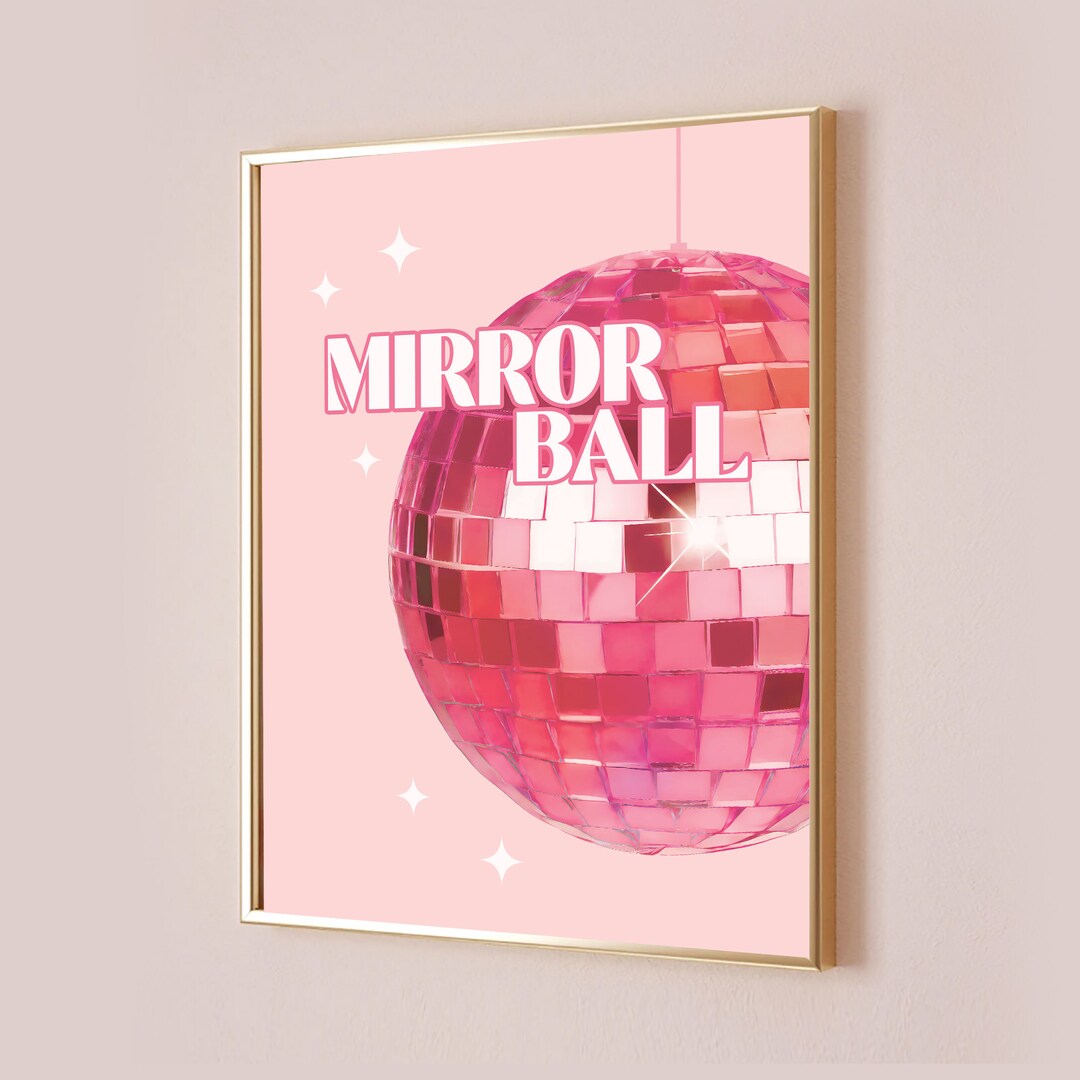 Mirrorball Poster-taylor Swift Poster-taylor Swiftie Merch-swift Lyric ...