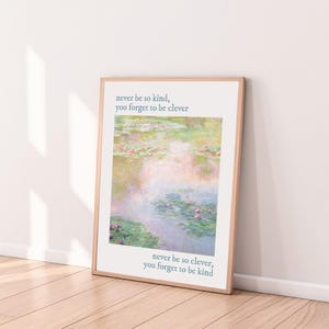 Marjorie Print Taylor Poster Never Be so Kind You Forget to Be Clever ...