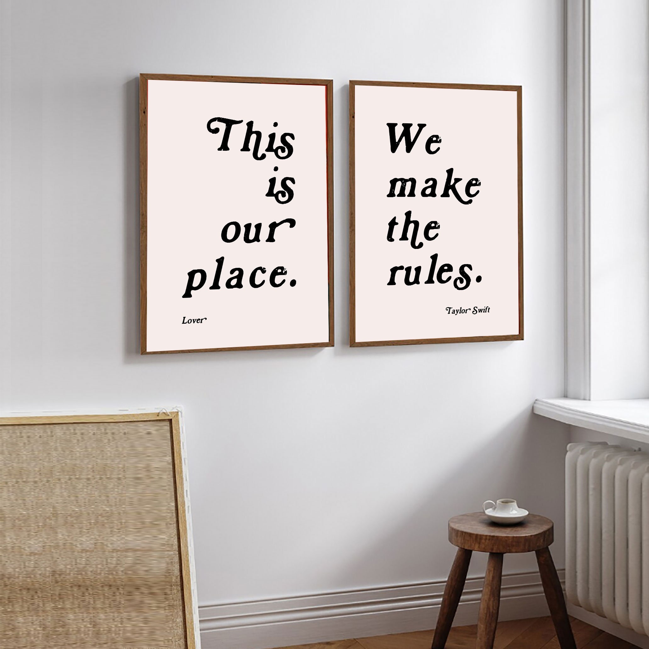 Taylor Swift Poster-this is Our Place We Make the Rules Lyrics-lover ...