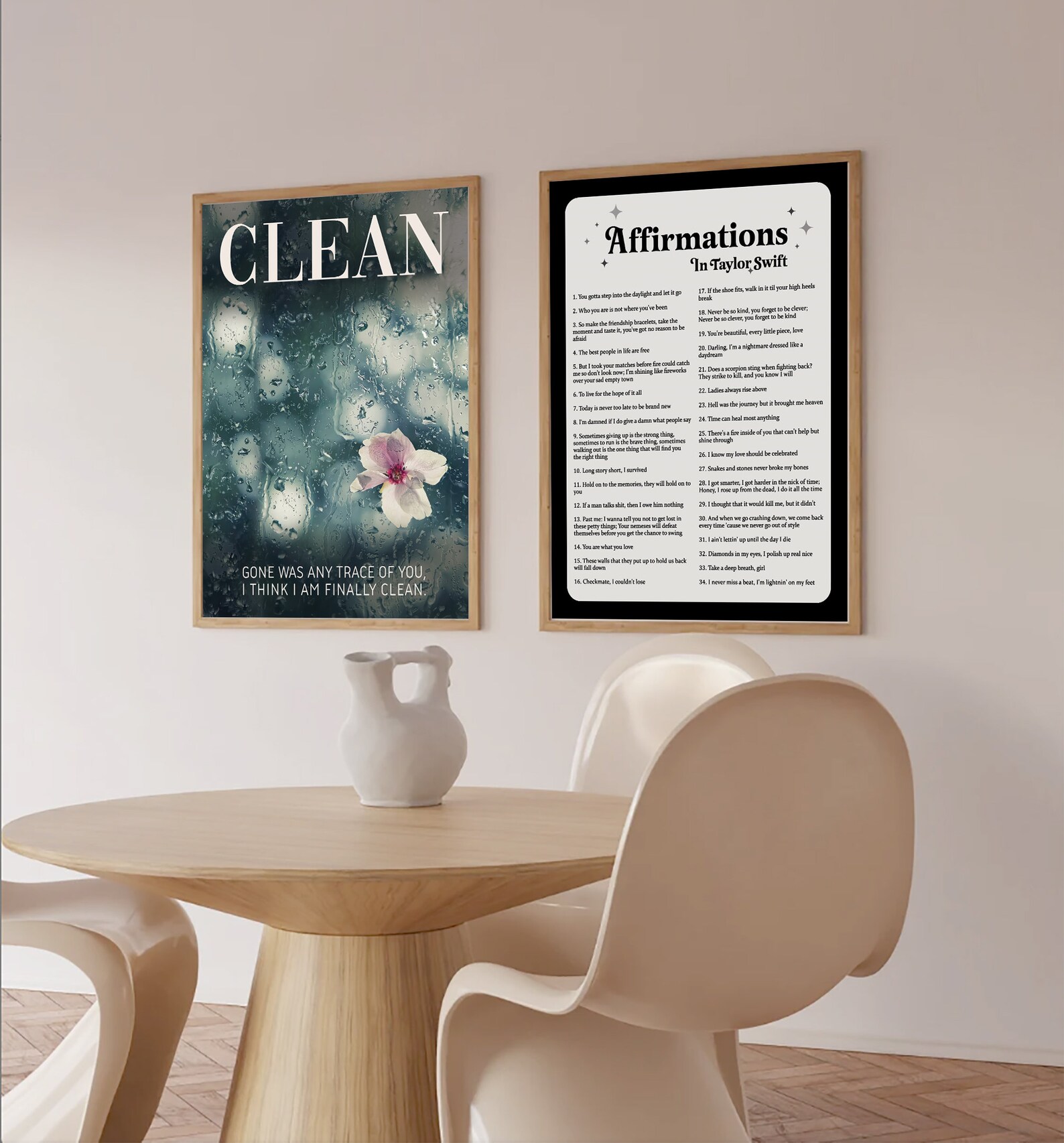 Taylor Swift Affirmations Poster-taylor Swift Poster-taylor Swiftie ...