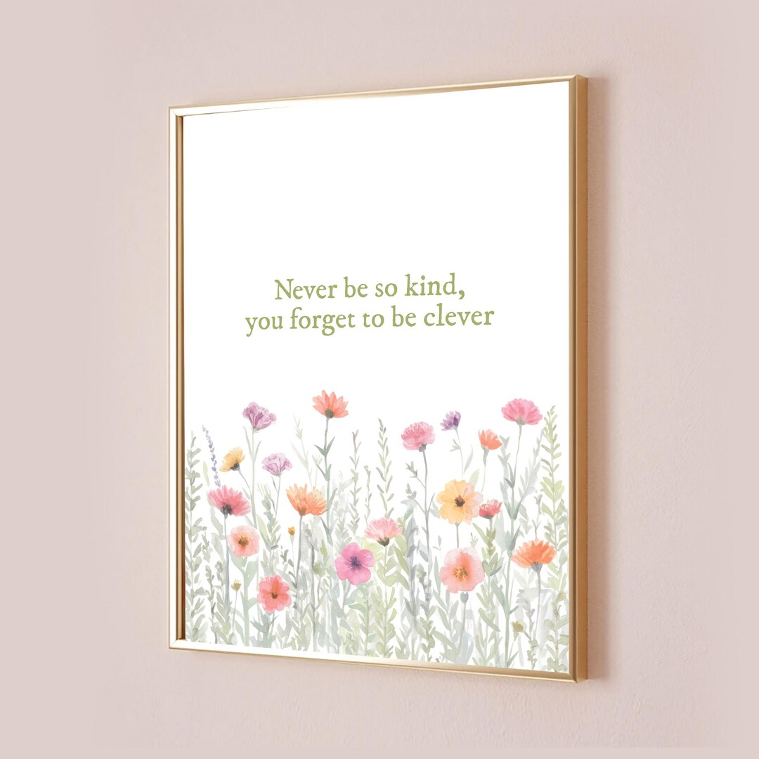 Marjorie Taylor Poster Swiftie Merch Never Be so Kind You Forget to Be ...