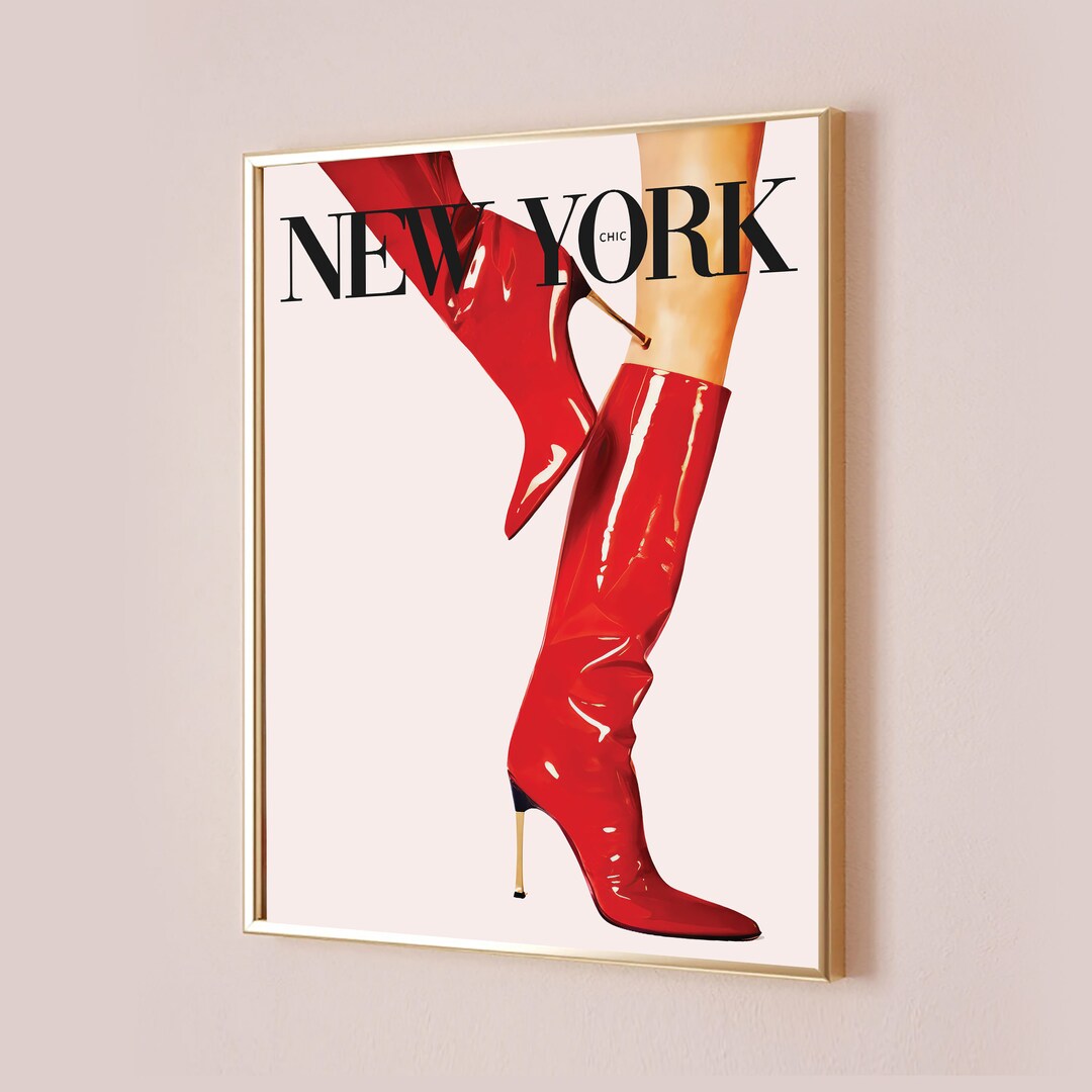 Custom Vogue Poster New York Print Fashion Magazine Personalisation ...