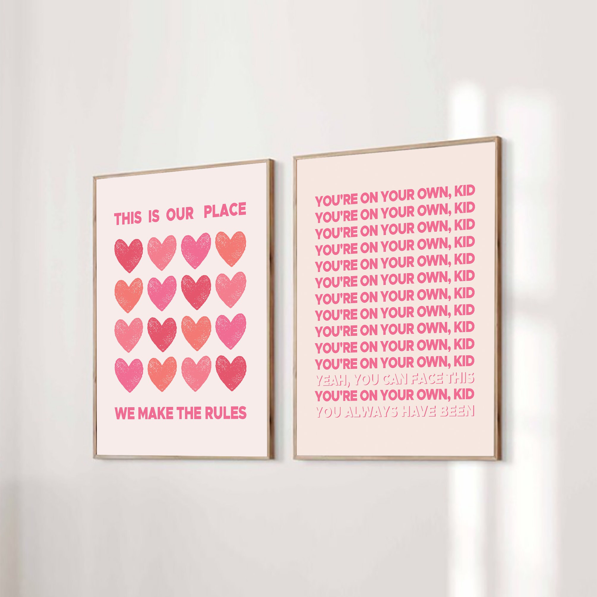 Taylor Swift Poster-this is Our Place We Make the Rules Lyrics-lover ...