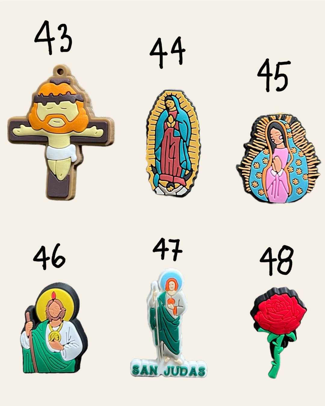 Religious Shoe Charms/ God Shoe Charms - Etsy