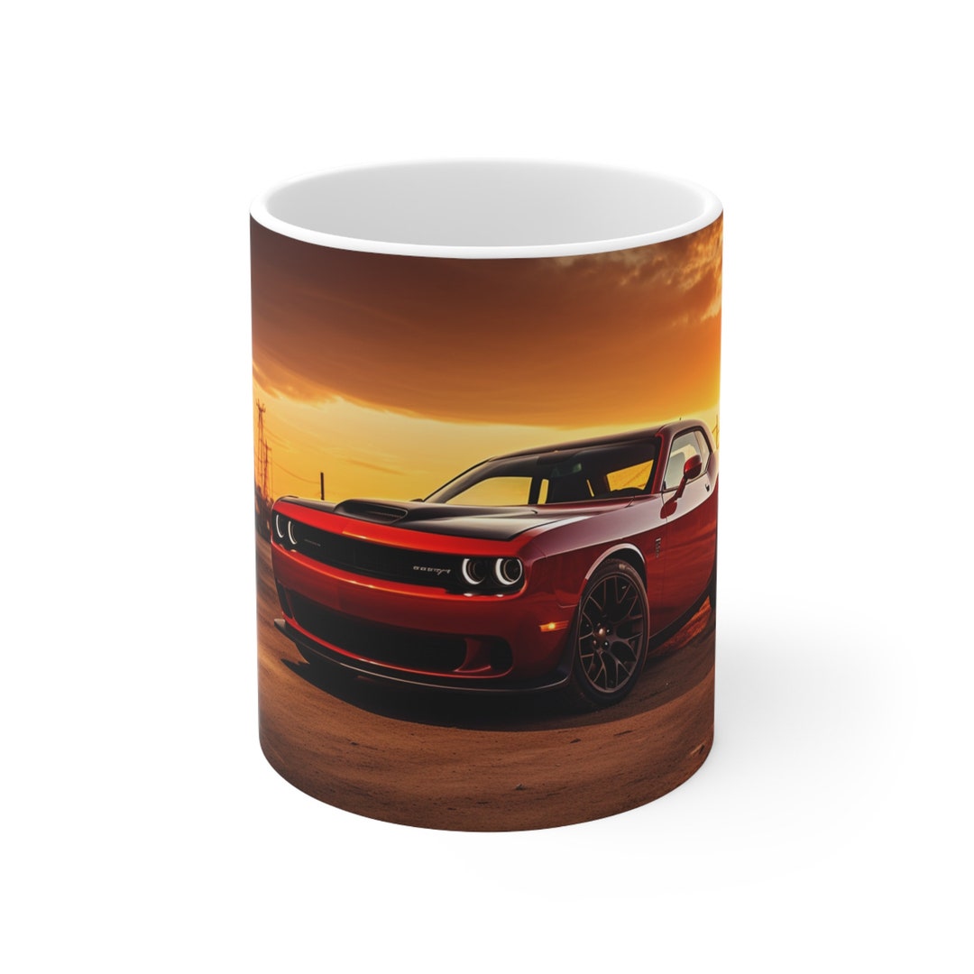 Dodge Challenger Hellcat, Red - Etsy