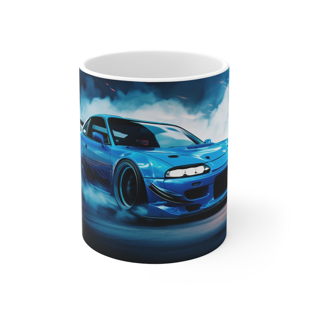 Nissan S14 Silvia 240sx, Blue Drift Jdm - Etsy
