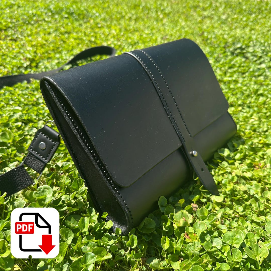 Leather Small Satchel / Crossbody Bag / Hand Bag / Purse PDF Download ...