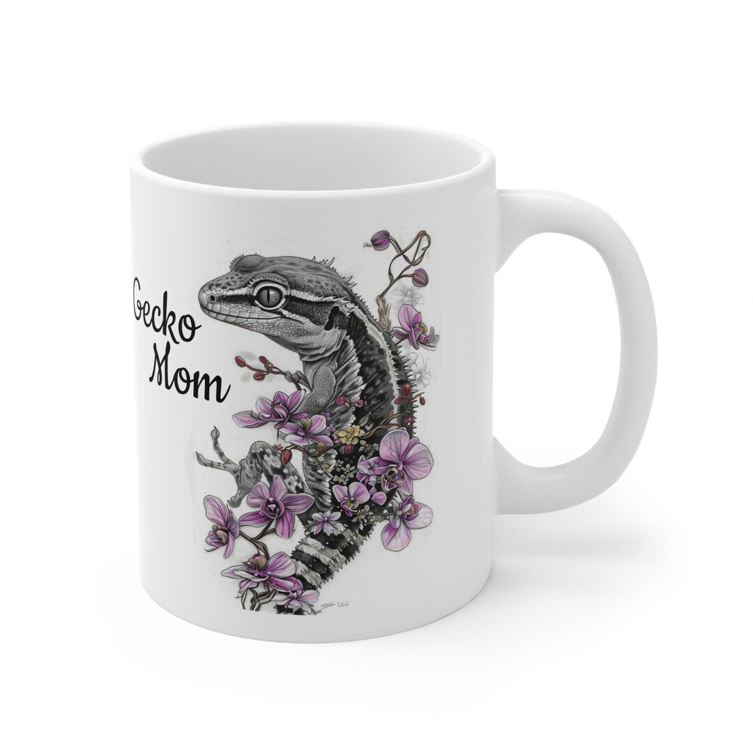 Crested Gecko Mom Mug, Crested Gecko Lover, Crested Gecko Lover Gift ...
