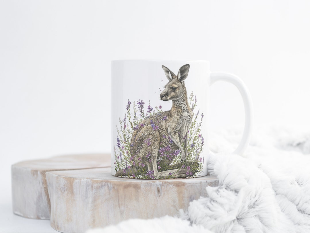 Kangaroo Mug, Kangaroo, Australian Animal, Australian Wildlife ...