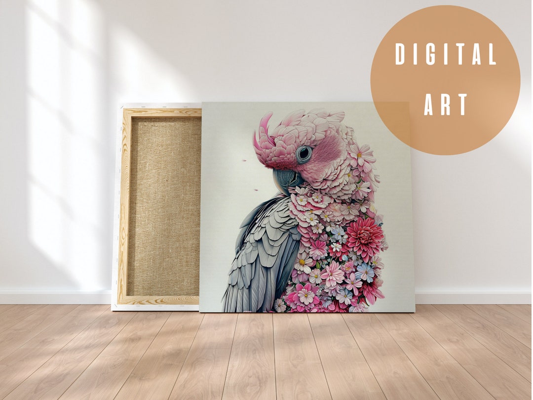 PRINTABLE Galah Flowers Wall Art, Galah, Galah Photo, Galah Art, Galah ...