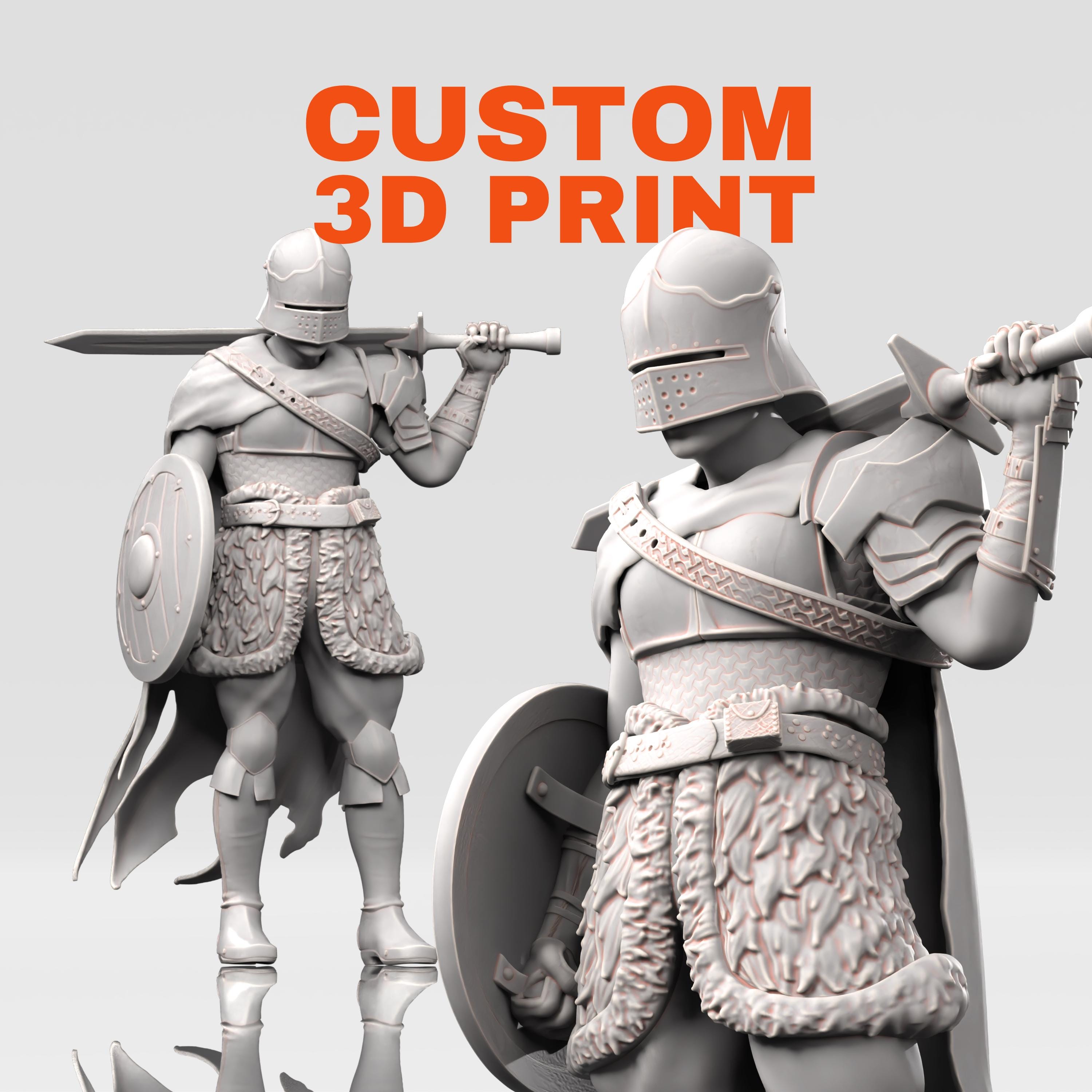 Custom 3D Model for 3D Printing, 3D Figurine, 3D Statue. Custom 3D STL ...