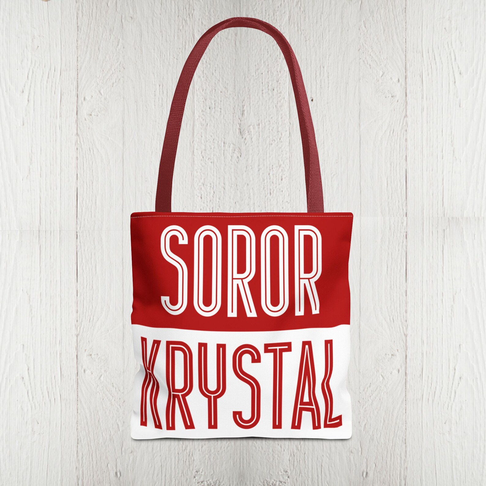 Delta Soror Tote, Personalized DST New Initiate Tote Bag, Delta Alumnae ...