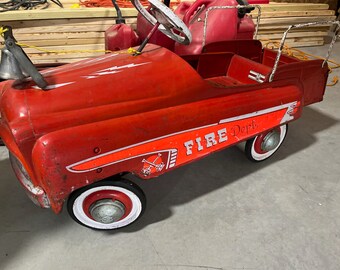 Fire Truck Planter, Fire Engine, Birthday Decorations, Ceramic Fire ...