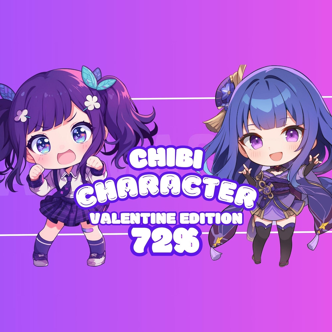 Chibi Digital Art - Chibi Commission - Cute Chibi Drawing - Chibi ...