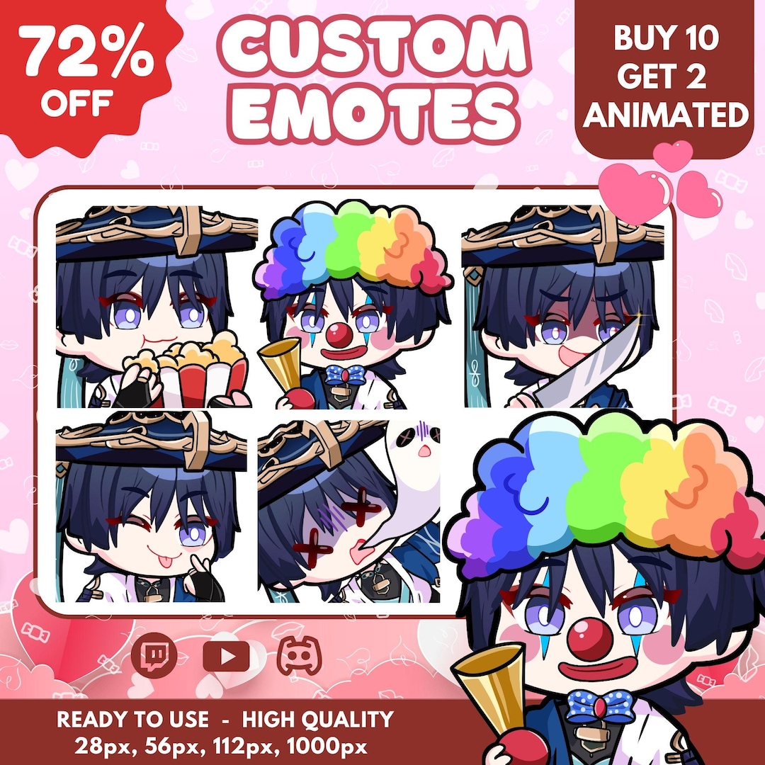 Custom Twitch Emotes - Animated Emotes - Digital Emotes - Emotes ...