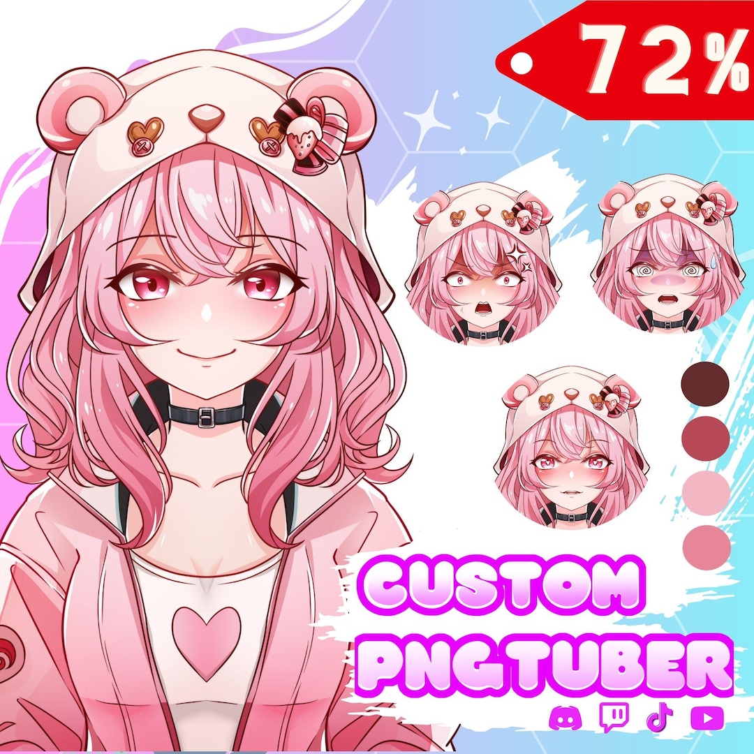 Pngtuber Commission - Custom Pngtuber - Pngtuber Gaming Asset ...