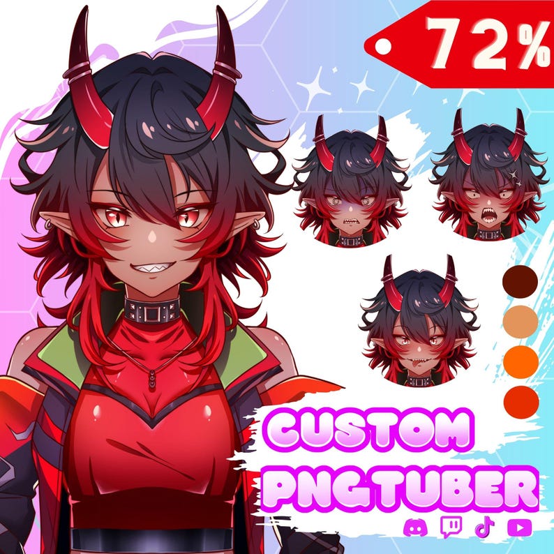 Pngtuber Commission - Custom Pngtuber - Pngtuber Gaming Asset ...