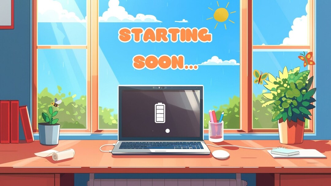 Custom Twitch Stream Screen for You Twitch Channel Starting Soon Screen ...