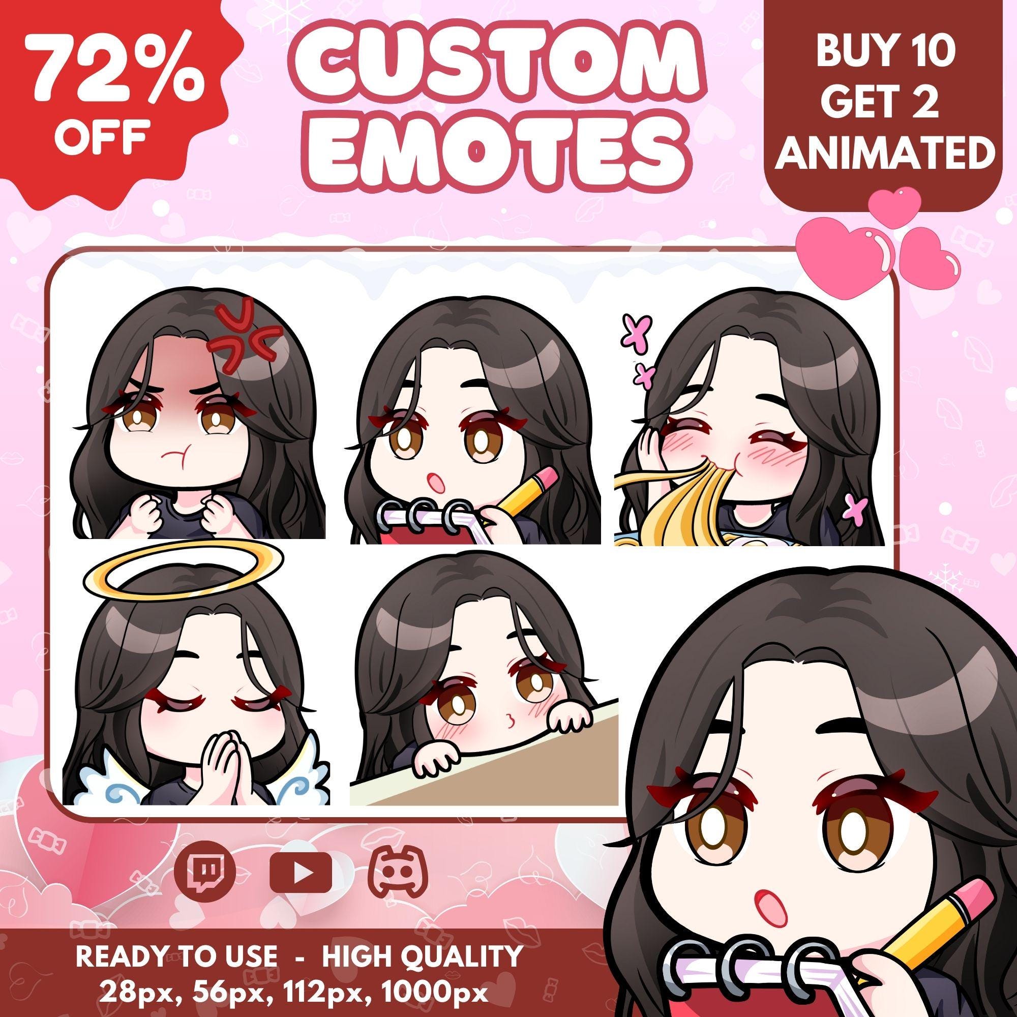 Custom Twitch Emotes - Animated Emotes - Digital Emotes - Emotes ...
