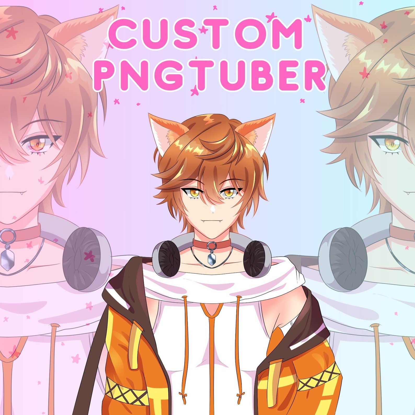 Custom Pngtuber Pngtuber Character Pngtuber Design Pngtuber Live2d ...