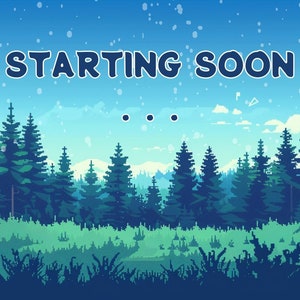 Custom Twitch Stream Screen for You Twitch Channel | Starting Soon ...