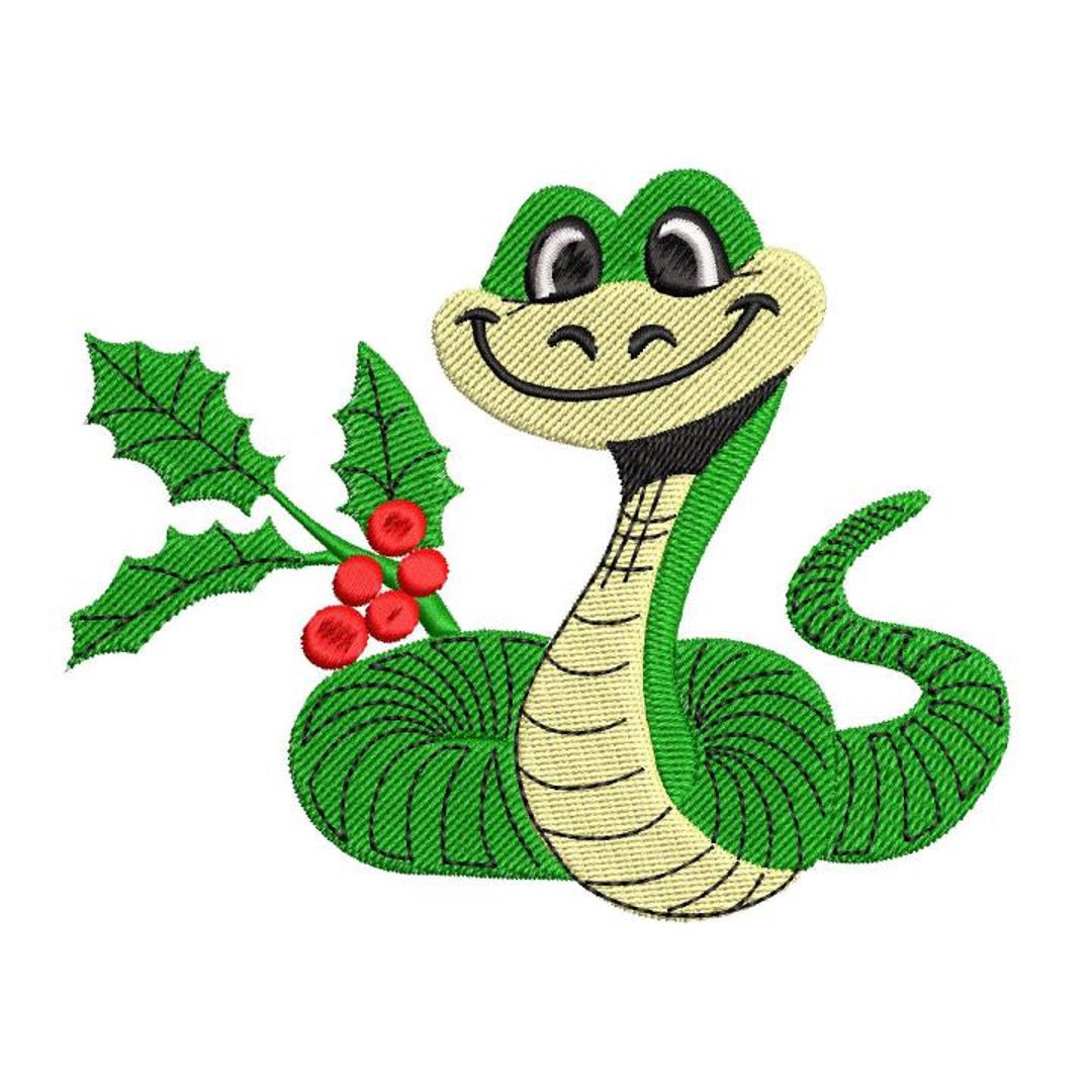 Snake Machine Embroidery Design, Snake Pattern, Reptile Embroidery ...