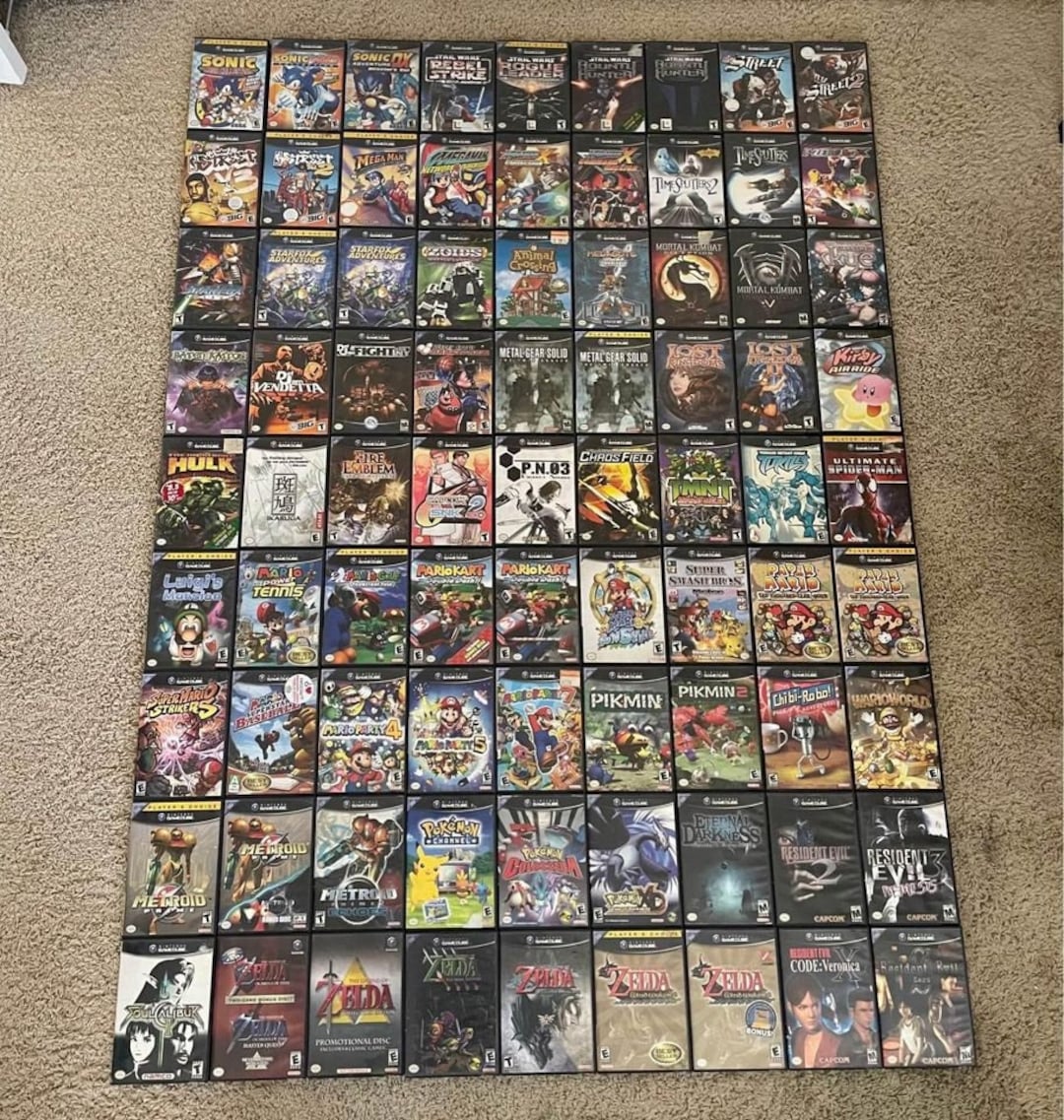 Nintendo Gamecube Games *pick and Choose* - Etsy