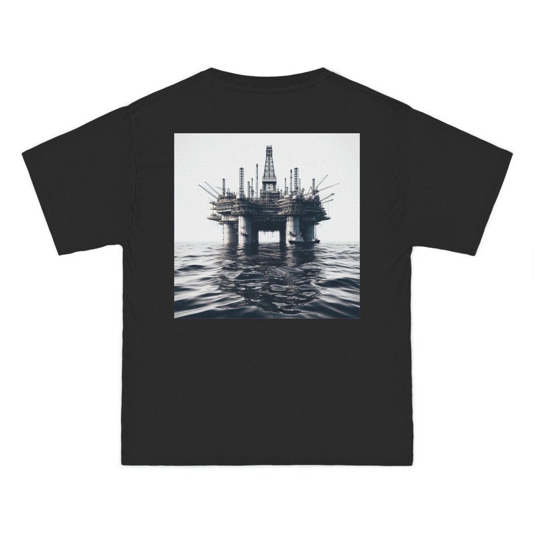 Offshore Oil Rig T-shirt - Etsy