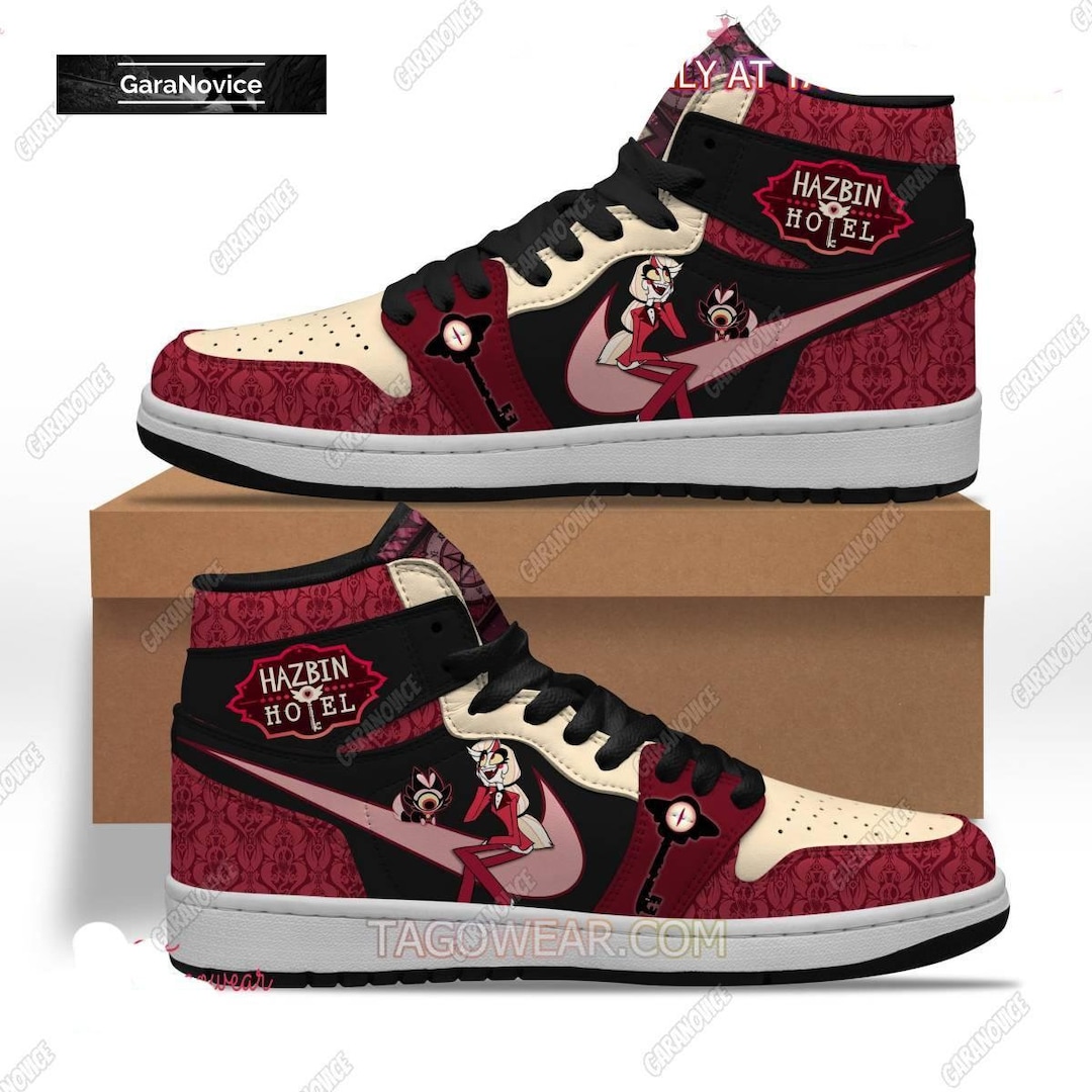 Hazbin Hotel High Top Shoes, Alastor Hazbin Hotel Sneakers, Angel Dust ...