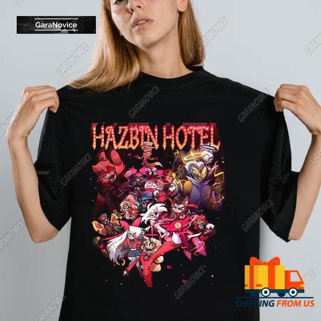 Hazbin Hotel Shirt, Alastor T-shirt Unisex, Hazbin Hotel Characters ...