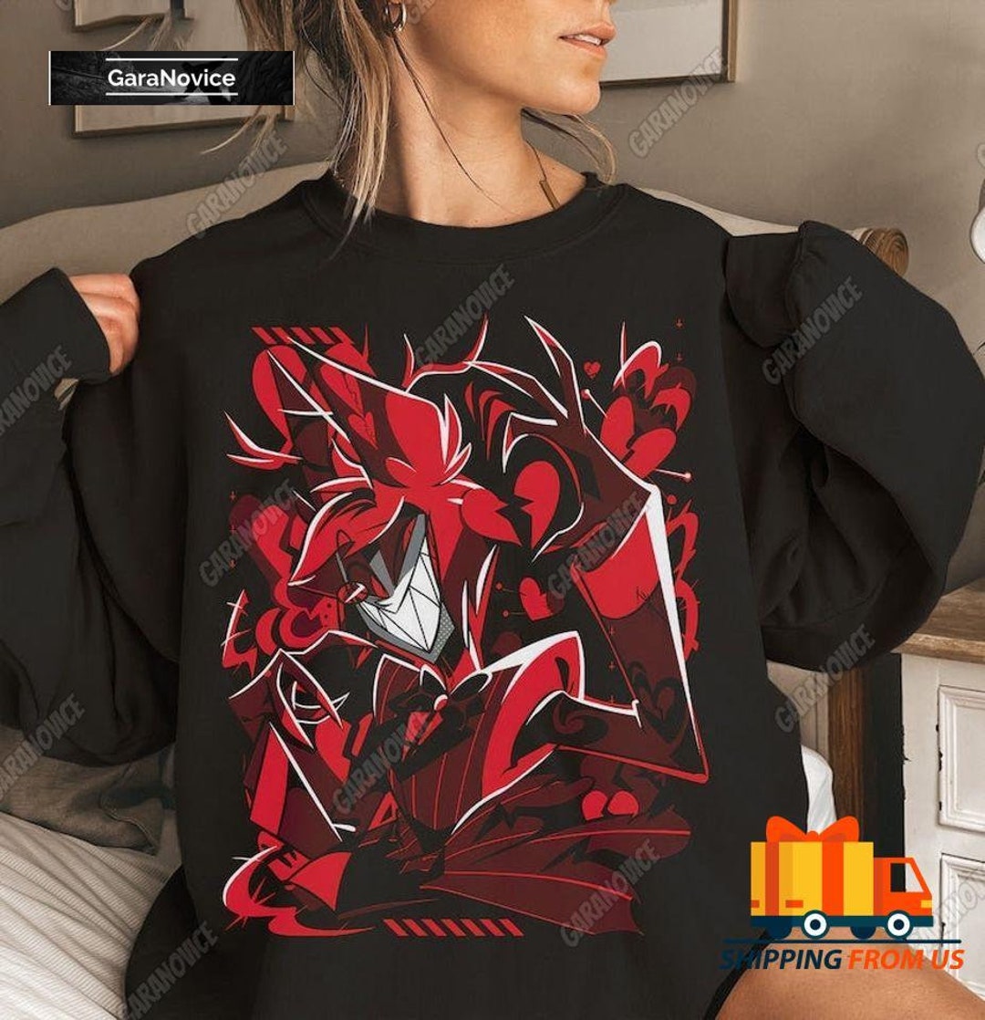 Buy Hazbin Hotel Shirt, Alastor Hazbin Hotel Sweatshirt, Hazbin Hotel ...