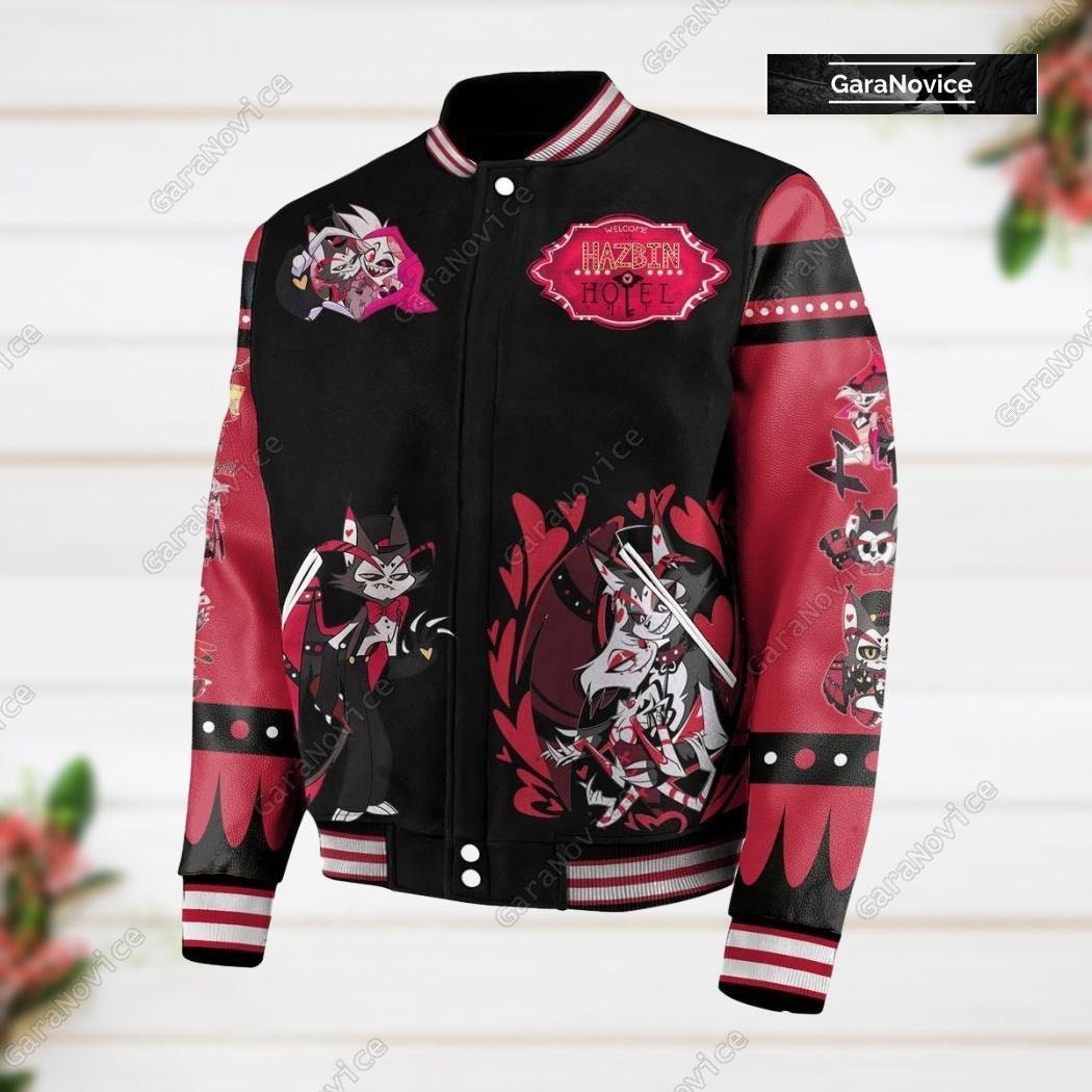 Hazbin Hotel Baseball Jacket, Hazbin Hotel Varsity Jacket | by Printblur