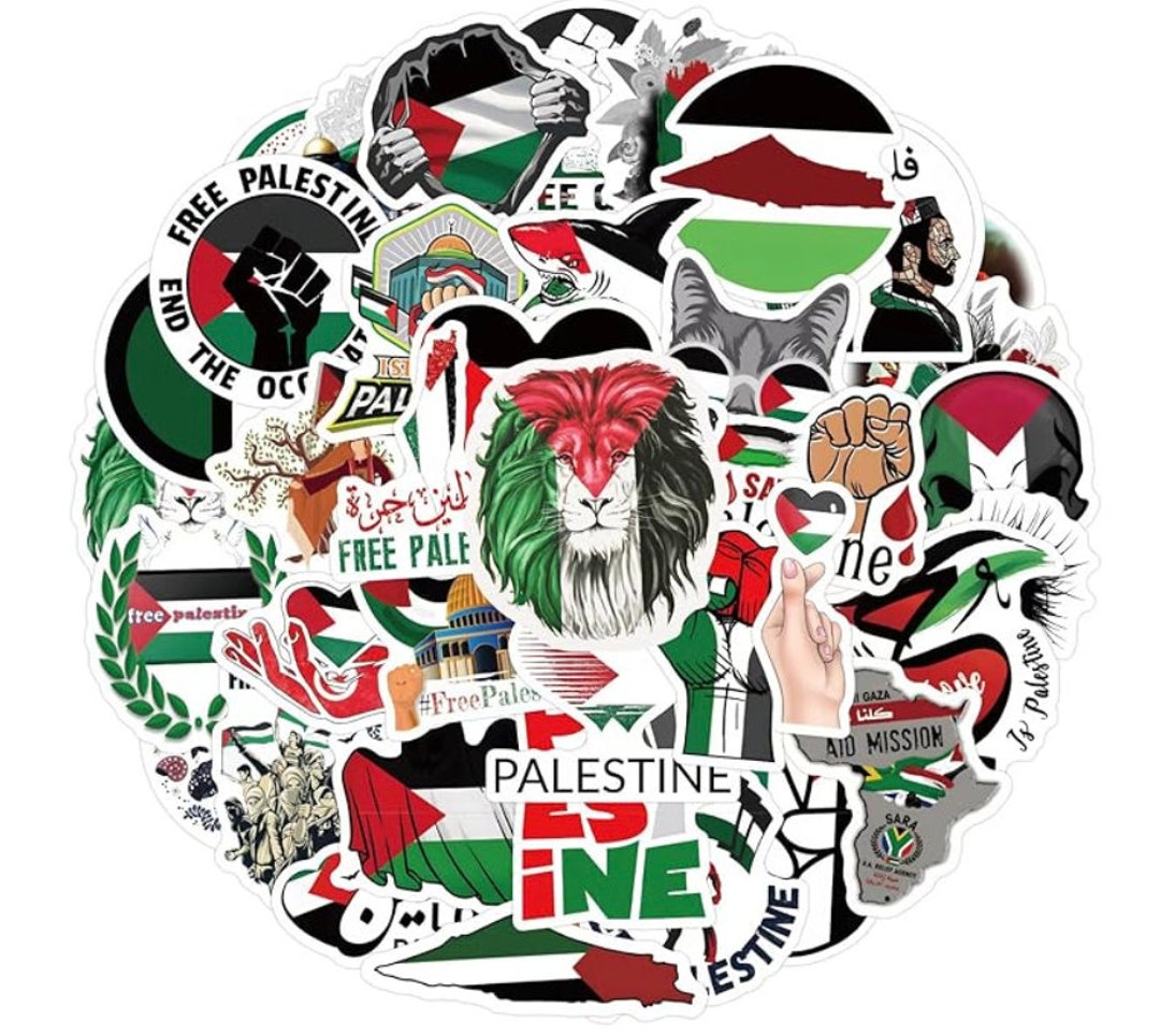 Free Palestine Variety Sticker Pack - (50 Pack) *fast Shipping ...