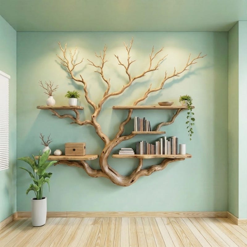 Tree Shelf Realistic - Etsy