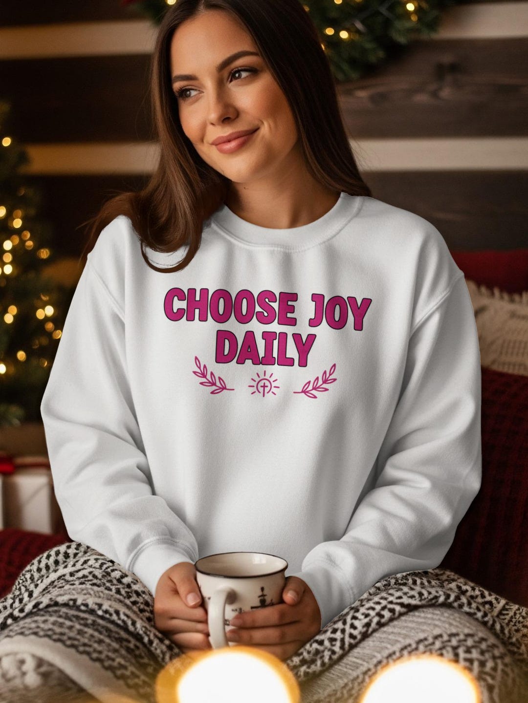Choose Joy Daily Digital T-shirt PNG File, Christian Design, Positive ...