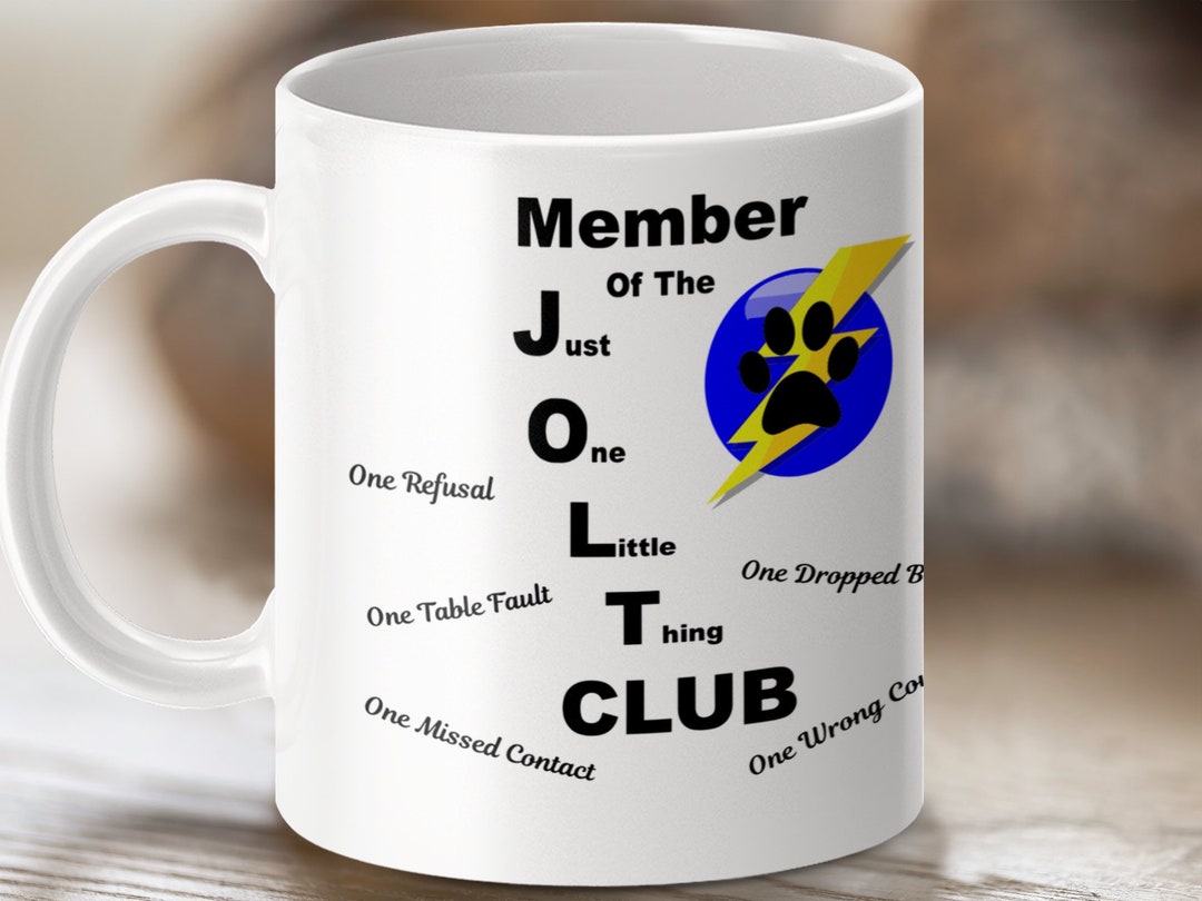Dog Agility Enthusiast Mug - JOLT Club Gift for Trainers and Pet Lovers ...