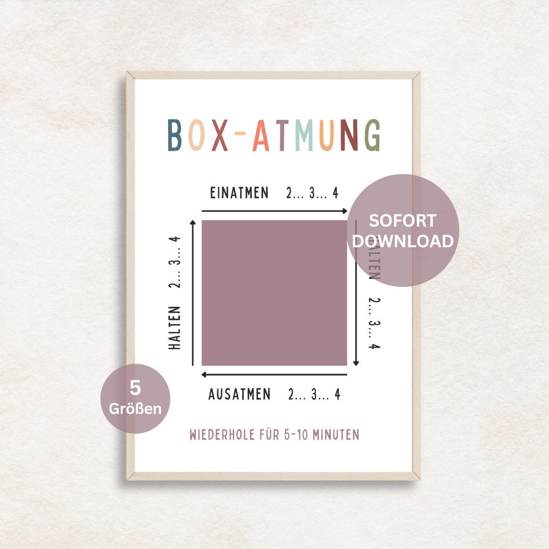 Box Breathing Breathing Technique for Stress Anxiety Panic Attacks ...