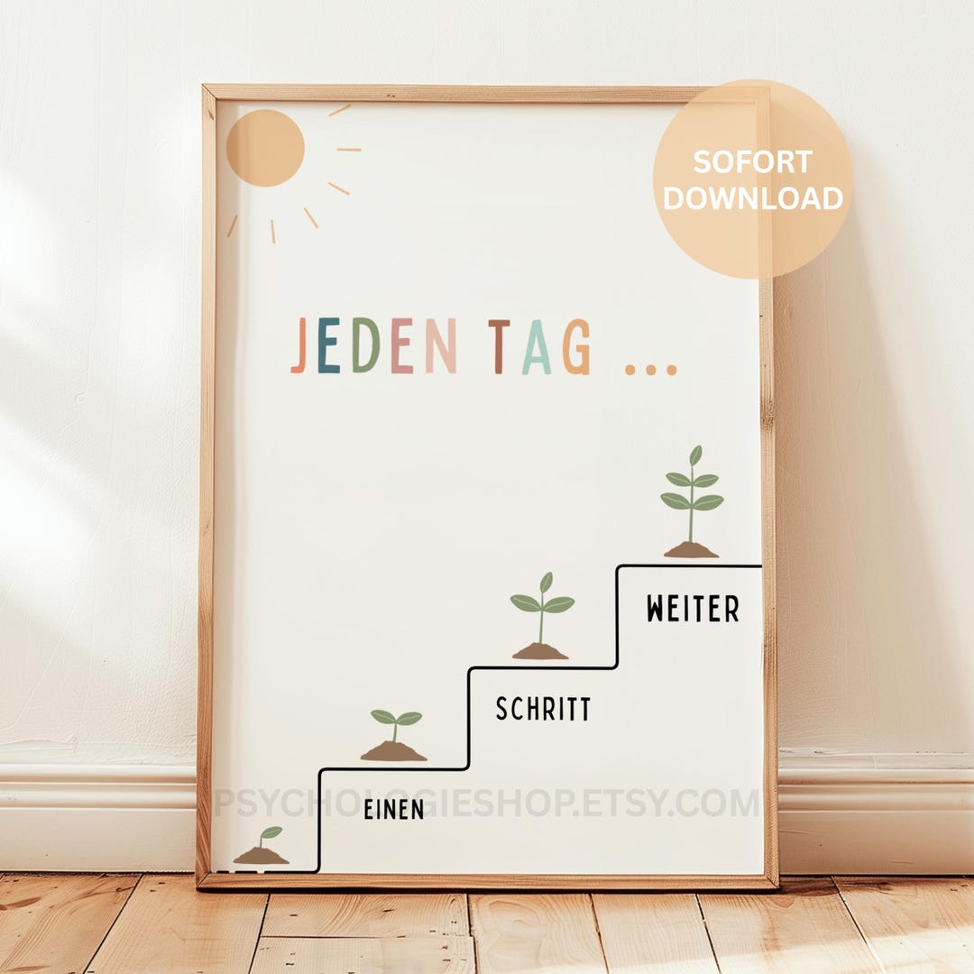 Poster Every Day One Step Further Digital Download Motivational Poster ...