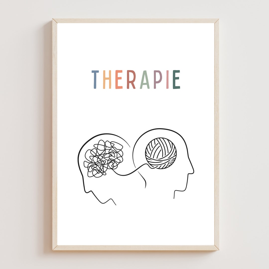 Therapy Poster Digital Download Psychologist Therapist Office Practice ...