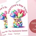 Happy Valentine's Day Gift Tag, Printable Gift Tag, Classroom Favor Tag ...