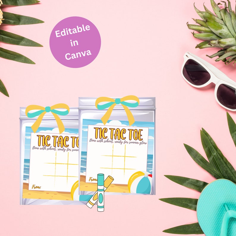 Printable End of School Year Goodie Bags Instant Download Game Cards ...