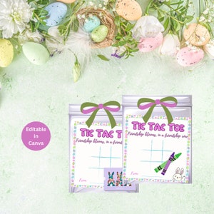 Printable Happy Easter Goodie Bags, Instant Download Game Cards, Easter ...