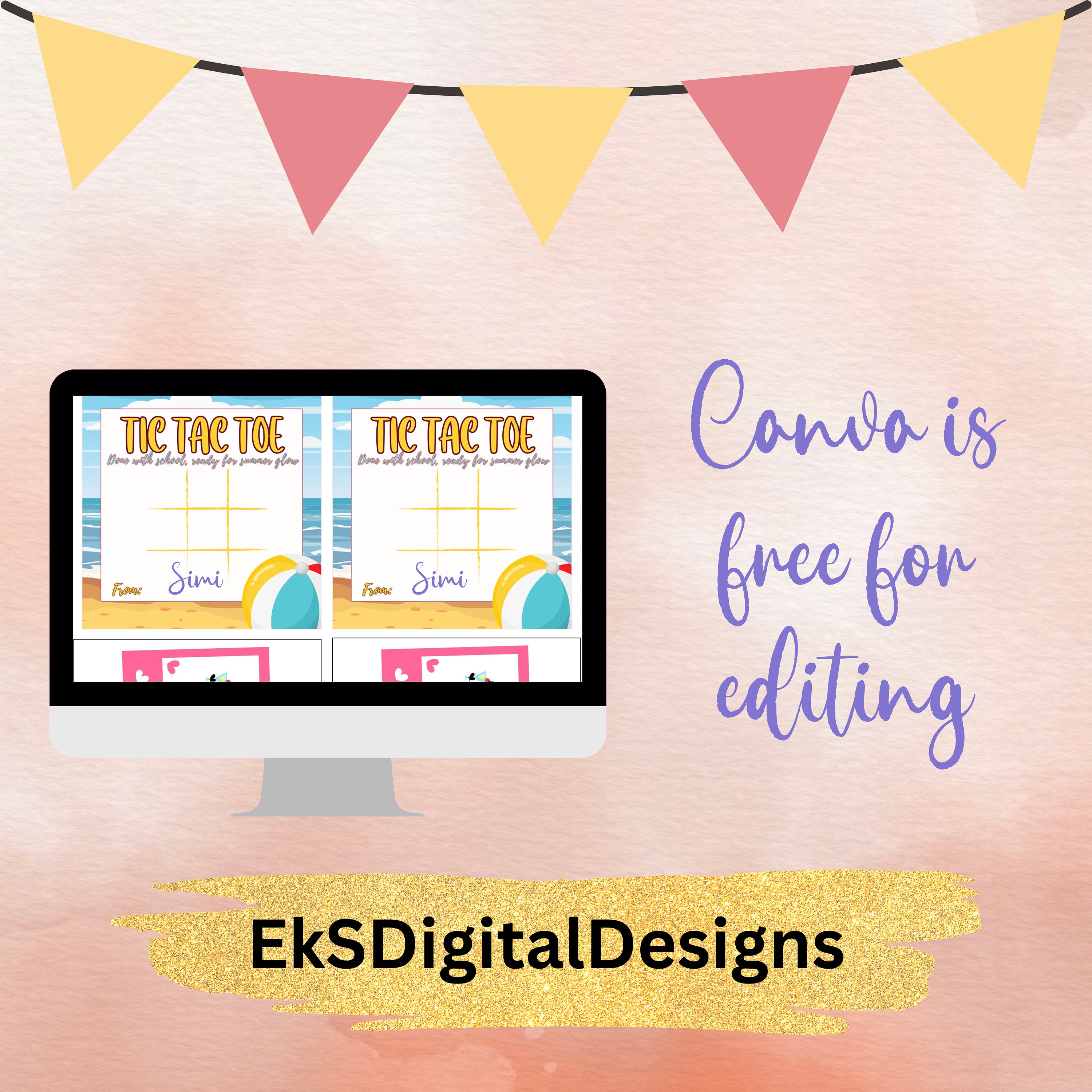 Printable End of School Year Goodie Bags Instant Download Game Cards ...