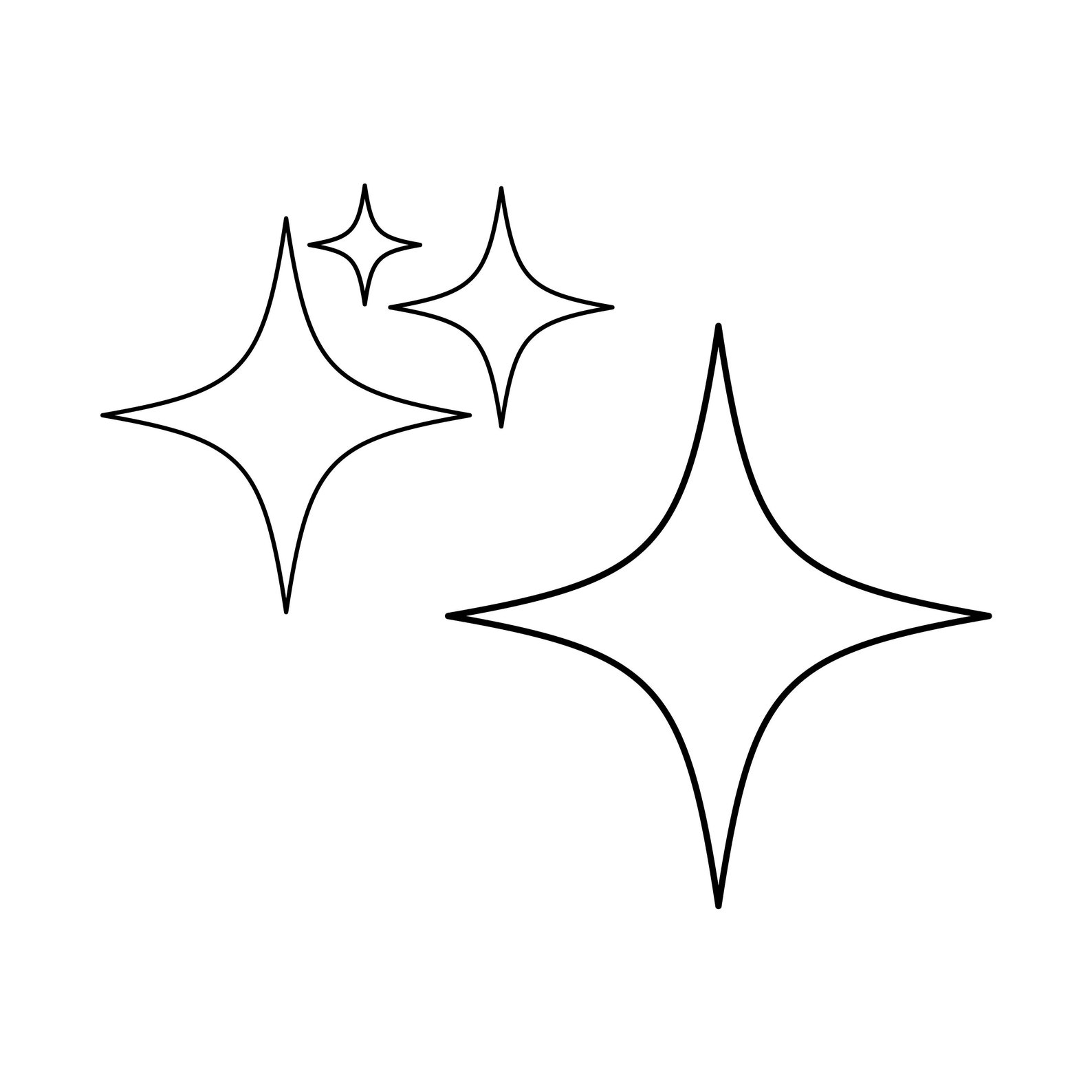 Vector Sparkle Icon Bundle 9 Svg Sparkle Icons Sparkle Clip Art Svg ...