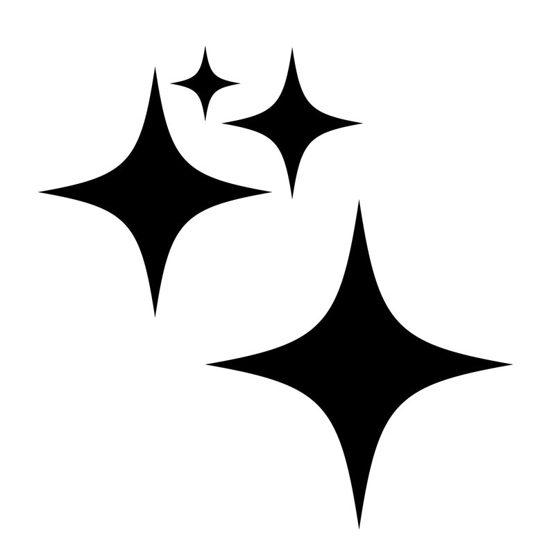 Vector Sparkle Icon Bundle 9 Svg Sparkle Icons Sparkle Clip Art Svg ...