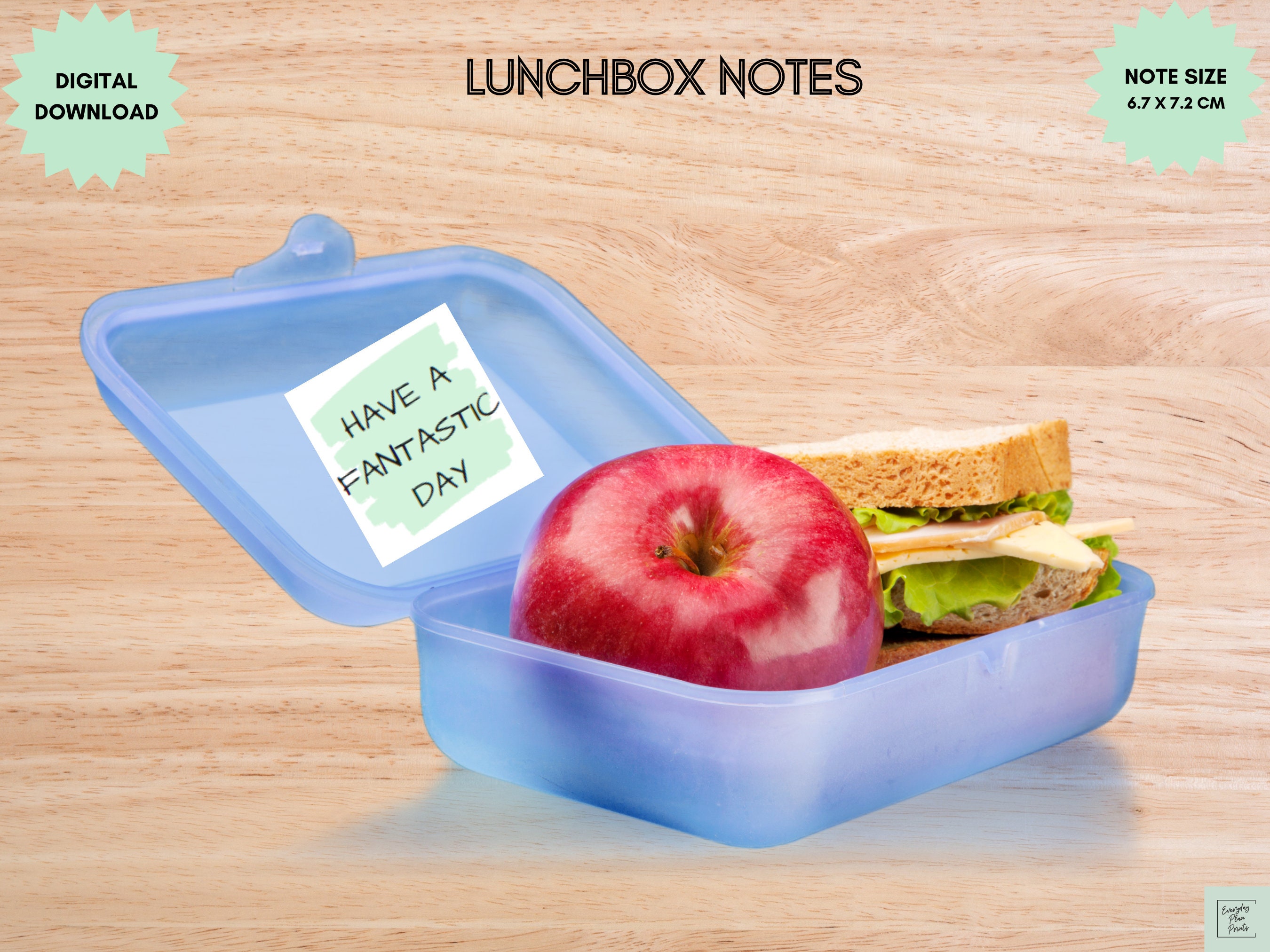 Lunchbox Notes / Lunchbox Love / Lunch Notes / Motivational Notes ...