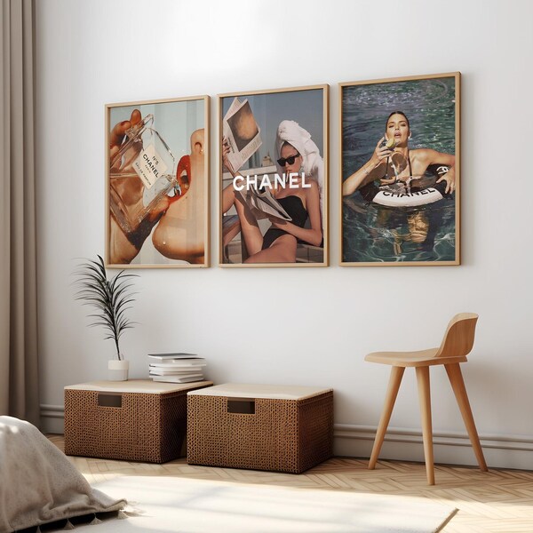 Chanel poster - Etsy France