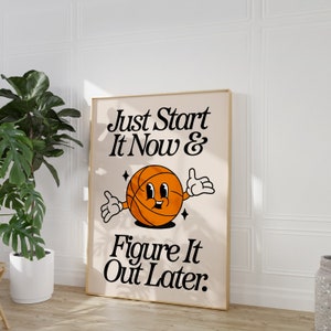 Basketball Motivation Illustration Posters / Set of 3 / Cute Quotes ...